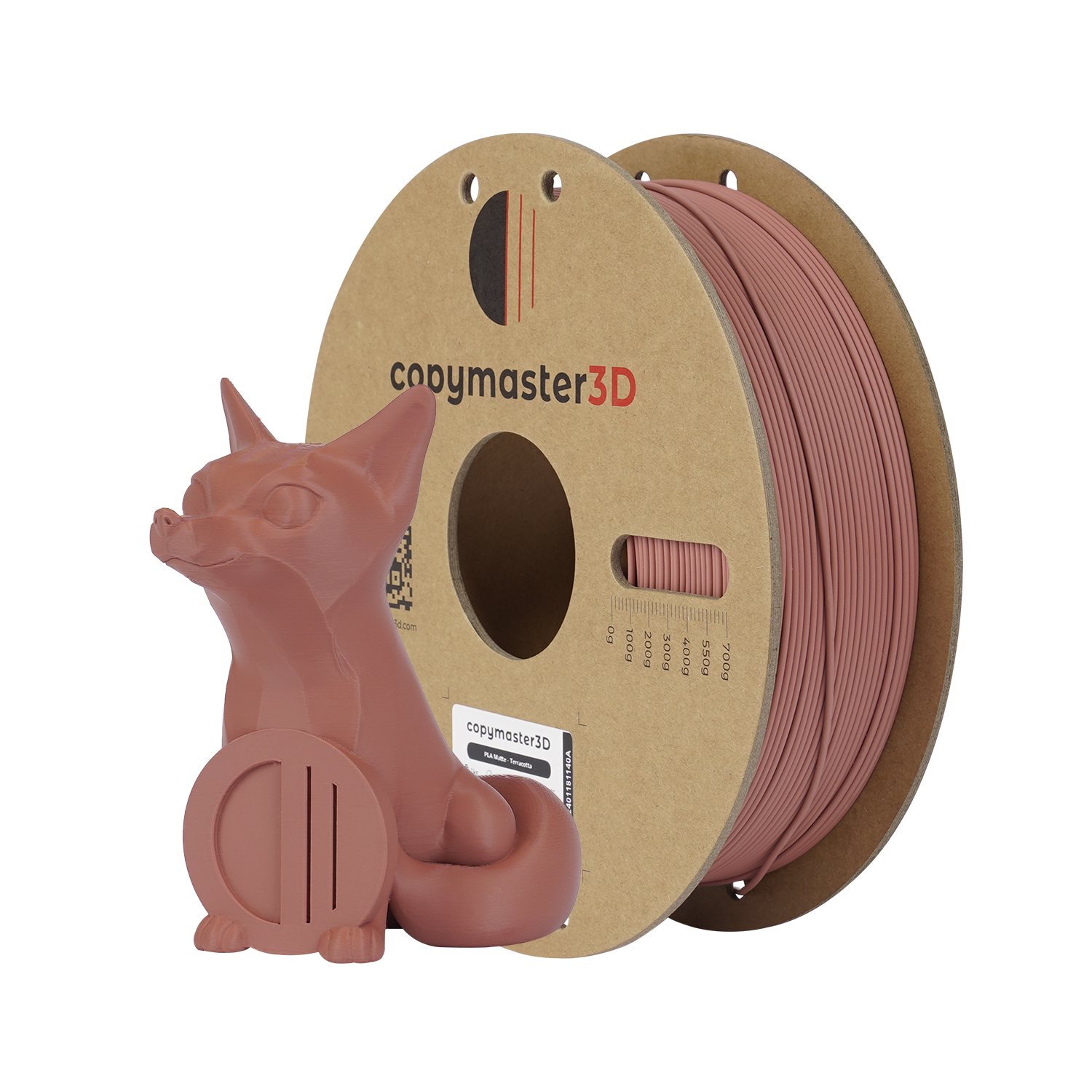Copymaster3D PLA filament 1 kg, mat terracotta - PLA filament ...