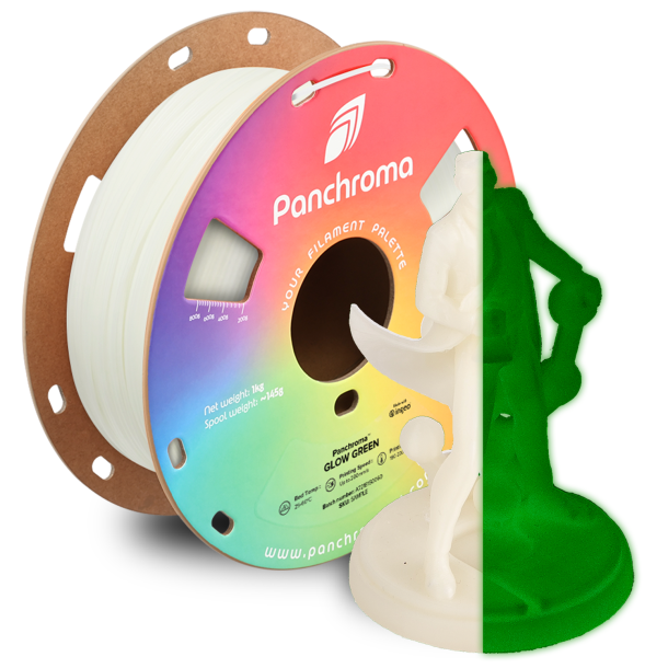 Polymaker Panchroma glow in the dark PLA filament 1 kg, grøn - PLA ...
