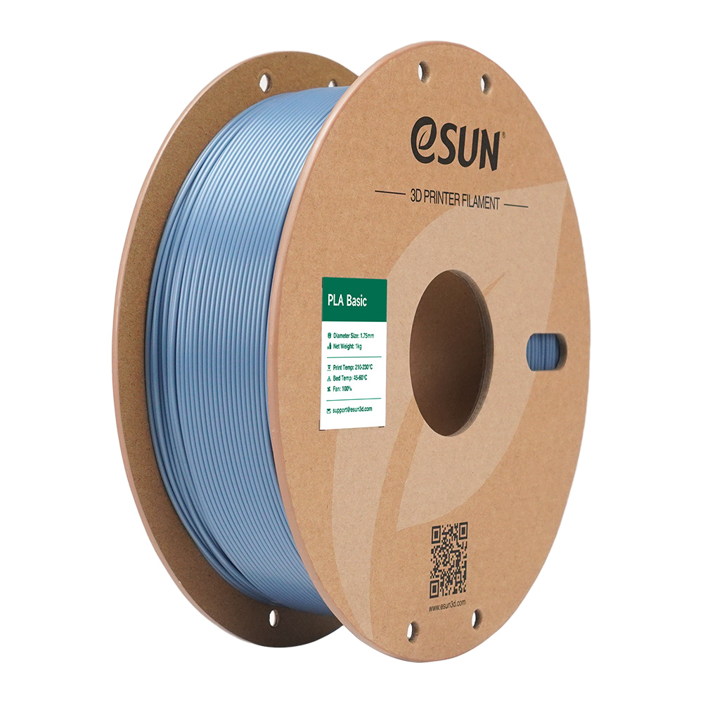eSun PLA basic filament 1 kg, lysegrå - PLA filament - Gadgethuset.dk